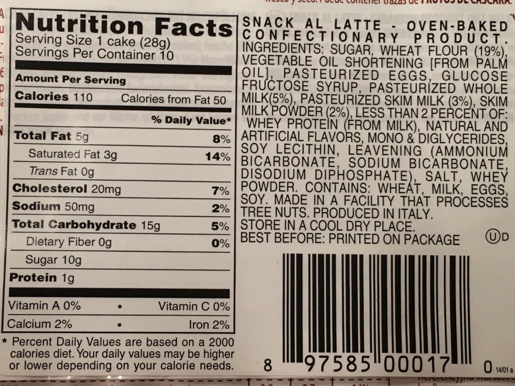 Balconi Snack Al Latte - Bova Foods